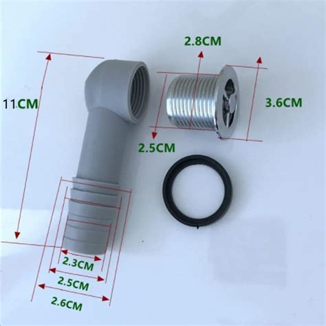 2 Pieces Overflow Head Sink Overflow Pipes Overflow Tube Overflow Round