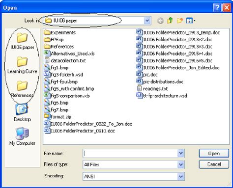 FolderPredictor Is Integrated Into The Open File Dialog Box Download Scientific Diagram