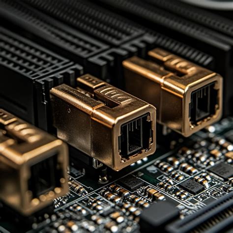 A Detailed View Of The Power Connectors On A PSU Including 24pin 8pin And SATA Power Connectors