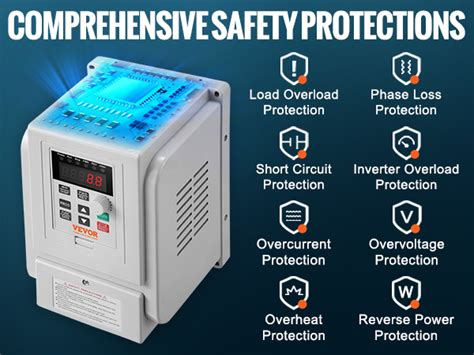 VEVOR VFD 4KW18A5HP Variable Frequency Drive For 3 Phase Motor Speed Control VEVOR EU