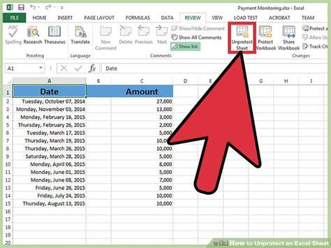 3 Ways To Unprotect An Excel Sheet Wikihow