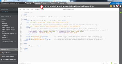 Tutorial Membuat Aplikasi Mobile Dengan Intel XDK Part Kabar Tobi