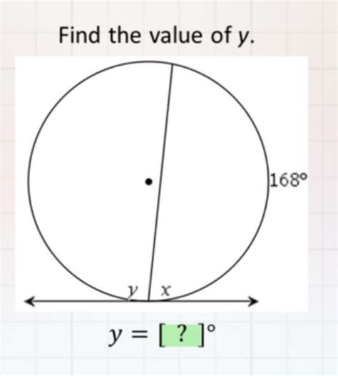 Solved Find The Value Of Y Chegg