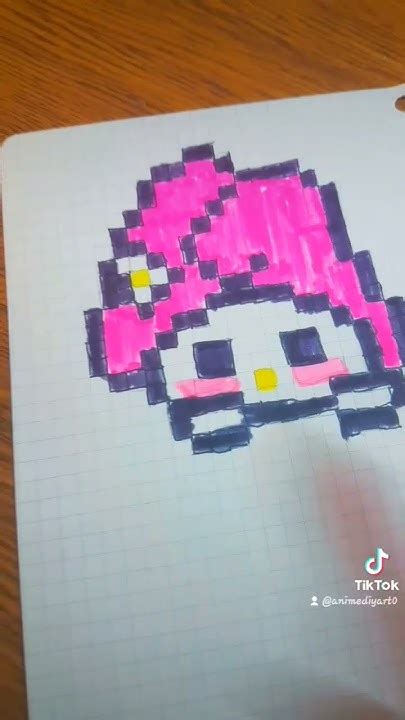 рисунки по клеточкам рисунки рисункипоклеточкам рисуют рисуюкаждыйдень Youtube