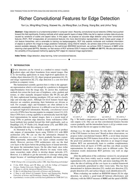 Pdf Richer Convolutional Features For Edge Detection