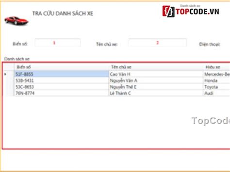 Code Báo cáo Đồ án chuyên ngành Phần mềm quản lý gara oto C