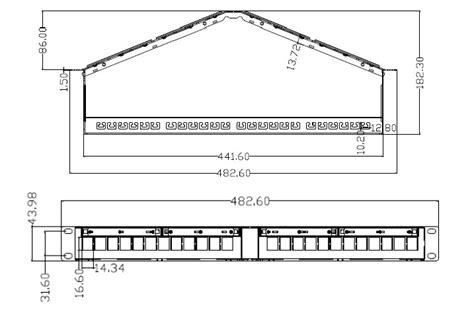 Premium Line Angled Modular Patch Panel