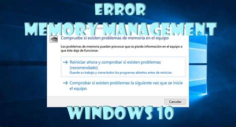 How To Fix Memory Management Windows 10 Error Tutorials 2025