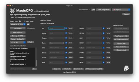 Unable To Read Syscfg On Magiccfg Rsetupapp