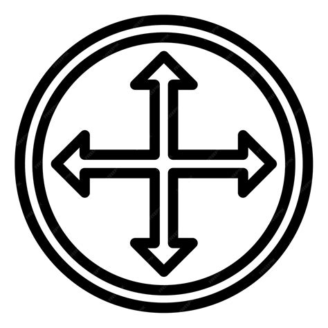 Premium Vector Intersection Vector Illustration