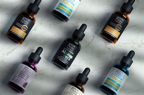 A Premium Face Serum Design Behance