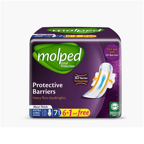 Molped Extra Heavy Flow Long 61 Pads