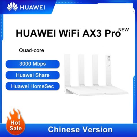 Original Chinese Verion Huawei Router Ax3 Pro Quad Core Wifi 6 Plus Mesh Wifi Wireless Router