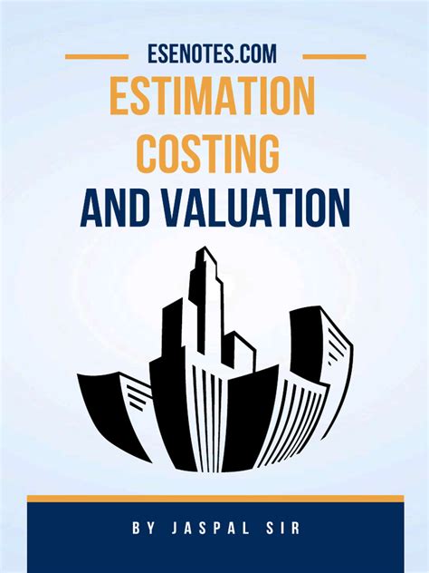 Estimation And Costing And Valuation By Jaspal Sir Handwritten 1 Normal Version 1 Pdf