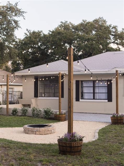 DIY STRING LIGHT PLANTERS STORY Jenna Sue Design