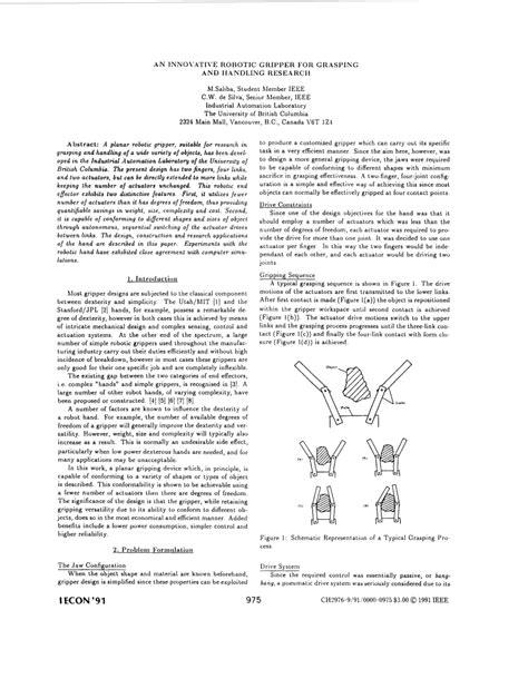 Pdf An Innovative Robotic Gripper For Grasping And Handling Research