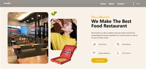 make a single page websites using html css javascript react by litun