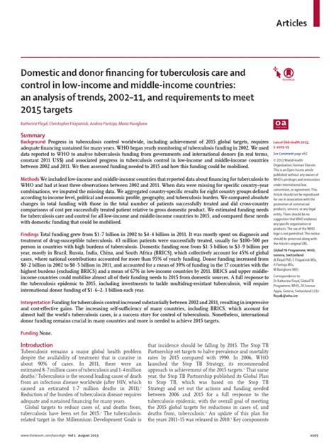 1 S20 S2214109x13700329 Main Annotated Pdf Tuberculosis World Health Organization