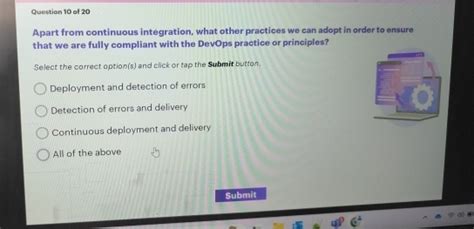 Solved Question 10 ﻿of 20apart From Continuous Integration