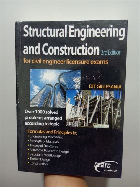 Structural Engineering And Construction 3rd Edition For Civil Engineer Licensure Exams By Dit