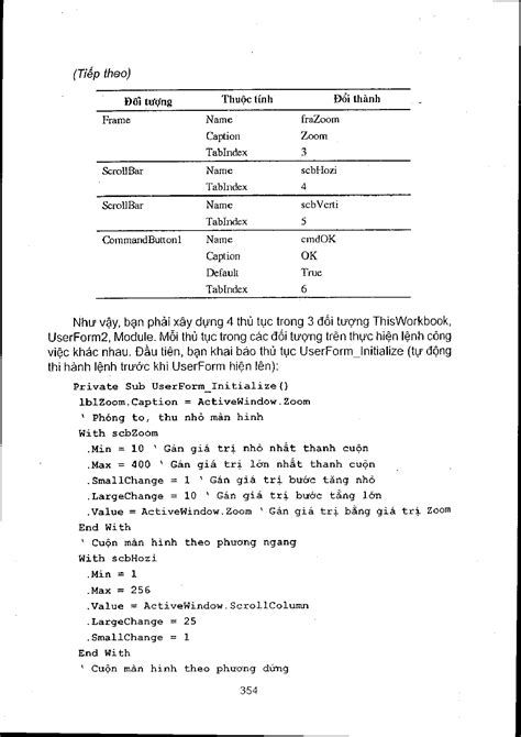 Lập Trình Vba Trong Excel TỦ SÁch Online Page 354 Flip Pdf Online Pubhtml5