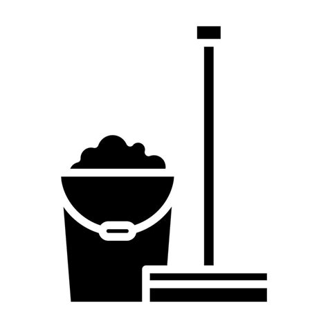 Mop Vector Icon 21707730 Vector Art At Vecteezy