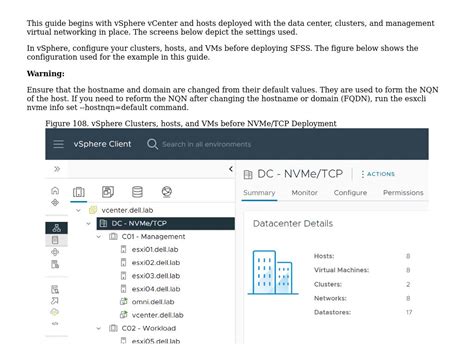 vmware vsphere initial state smartfabric storage software deployment guide dell technologies
