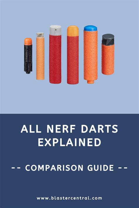 Different Types Of Nerf Darts Explained Comparison Guide