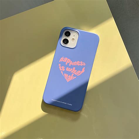 빠른배송 무광 Hb 하트 글씨 블루 Y2k 아이폰케이스 아이폰 13 14 15 12 11 미니 Xs Xr X Se2 3 7 8 프로 맥스 커플 우정템 남자 여자