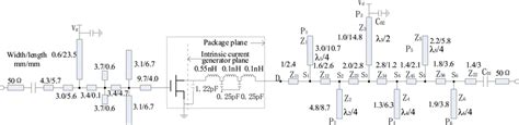 Schematic Diagram Of The Extended Continuous Class F Power Amplifier Download Scientific