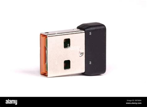 Mini USB Bluetooth Adapter Isolated On White Background Stock Photo Alamy