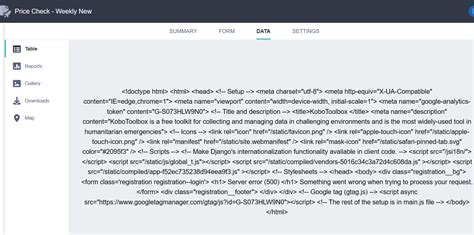Data Table And Survey Error Message Data Management Kobotoolbox Community Forum