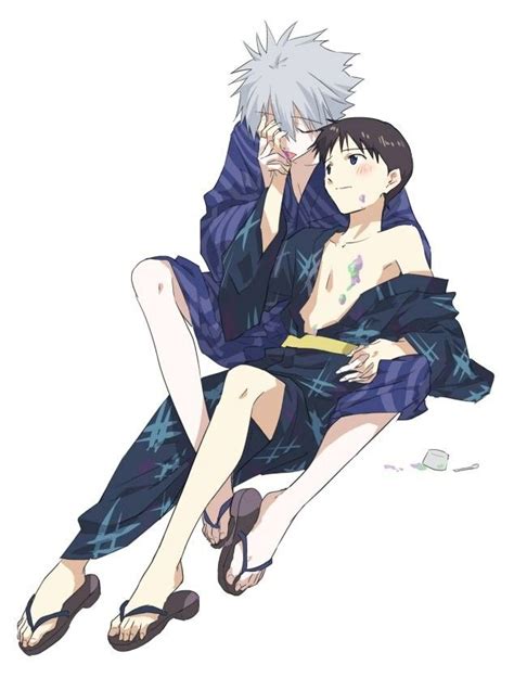 Kokoro Chan Ikari Shinji X Kaworu Nagisa