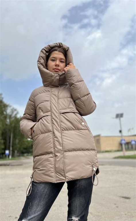 Стильна зимова куртка пуховик — ціна 4500 грн у каталозі Куртки Купити