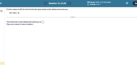 Solved Find The Values Of X∈r For Which The Function Given