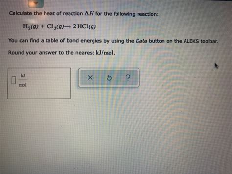 Solved Calculate The Heat Of Reaction Ah For The Following