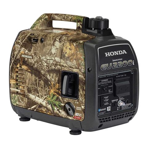 Honda Eu2200i 2200 Watt Realtree Camo Gas Powered Portable Inverter