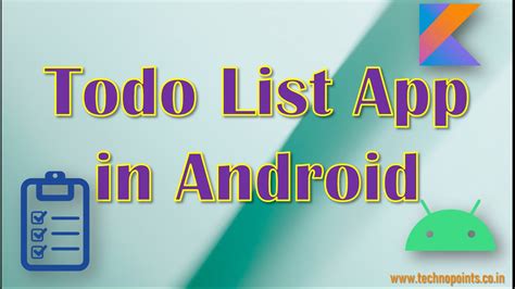 Android Mini Project Tutorial Todo List App With Full Video