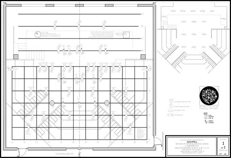 Godspell Light Plot Matt Kizer Scenic And Lighting Design