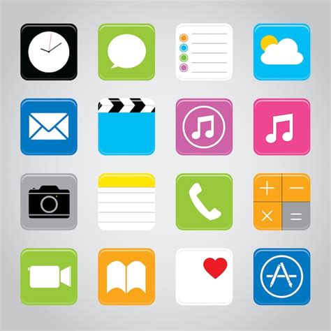 Icône De Bouton Dapplication Mobile De Téléphone à écran Tactile Vector Vecteur Premium