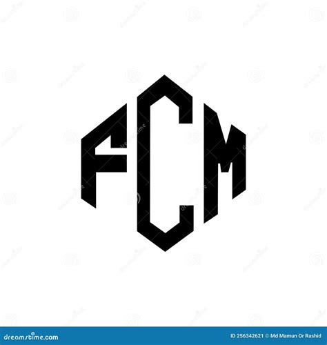 Fcm Letter Logo Design With Polygon Shape Fcm Polygon And Cube Shape Logo Design Fcm Hexagon