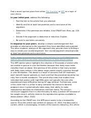 Analyzing Discrimination In IVF NPR Opinion Piece Review Course Hero