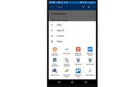 Outlook Para Android Se Actualiza Con Soporte Para Complementos