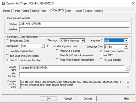 Csolution Declare C99 Support In Cprj · Issue 194 · Open Cmsis Pack