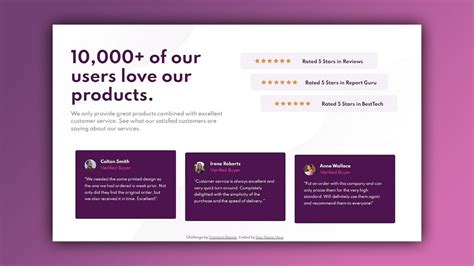 Html And Css Grid Social Proof Section Master Frontendmentor