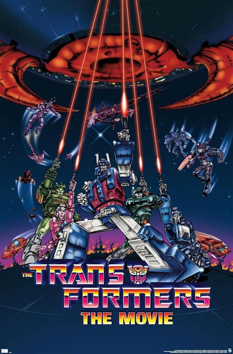Hasbro The Transformers The Movie One Sheet 1986 Wall