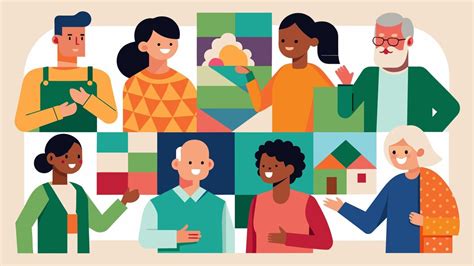 Premium Vector An Intergenerational Project Where Residents Of All