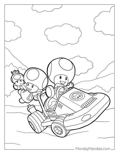 24 Toad Coloring Pages Free Pdf Printables Artofit