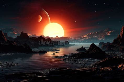 Advanced Telescope Scanning Distant Exoplanets Stock Illustration Advanced Telescope Scanning Distant Exoplanets Stock Illustration