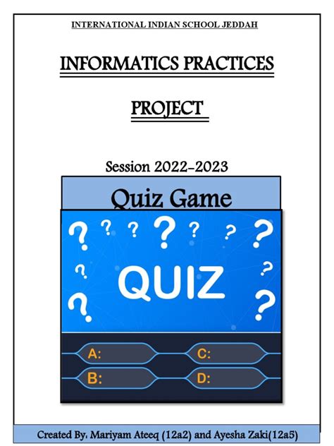 Informatics Practices Project Pdf Computing Computer Architecture